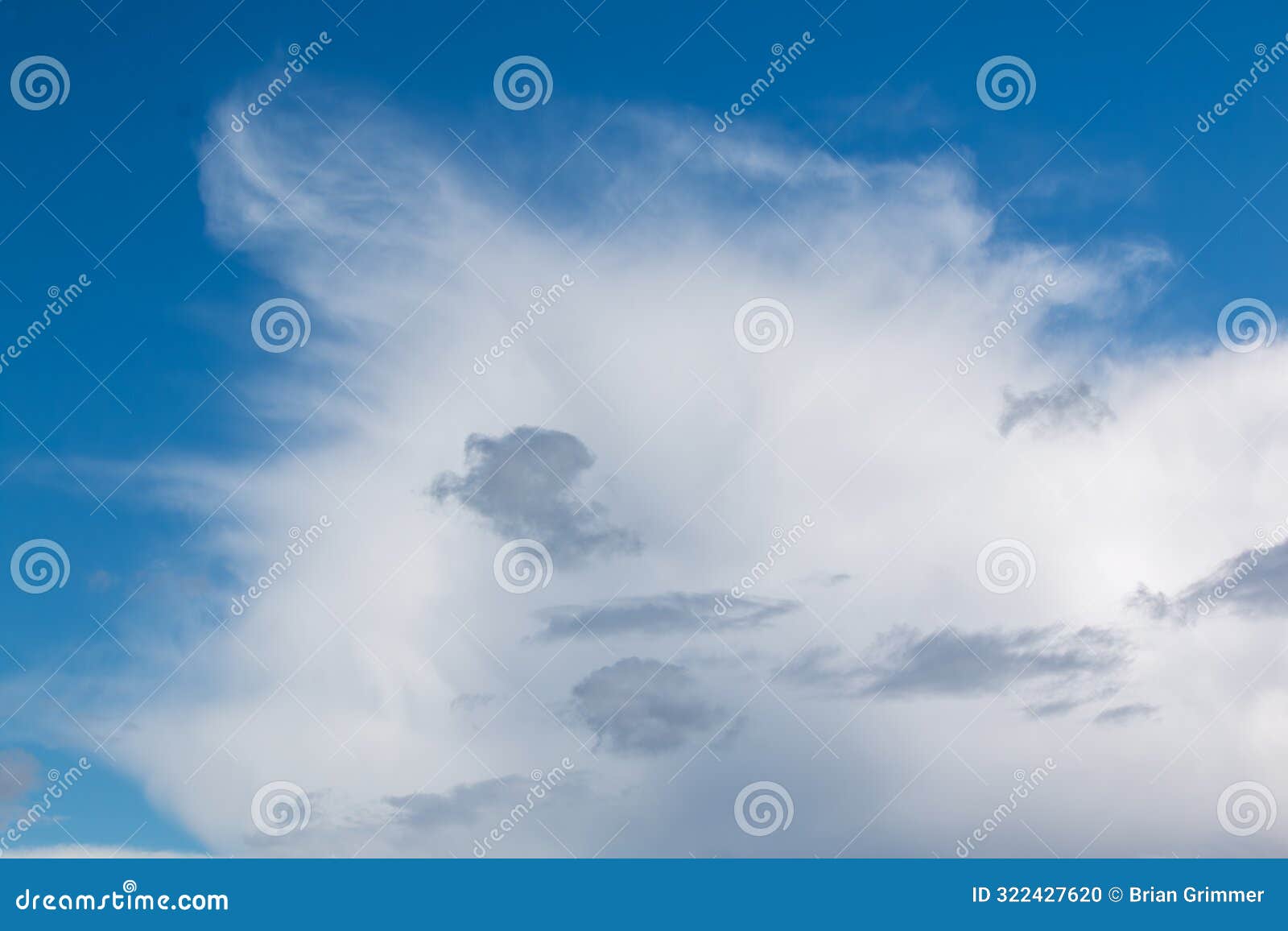 Multiple Layers of Clouds in the Sky Stock Photo - Image of water ...