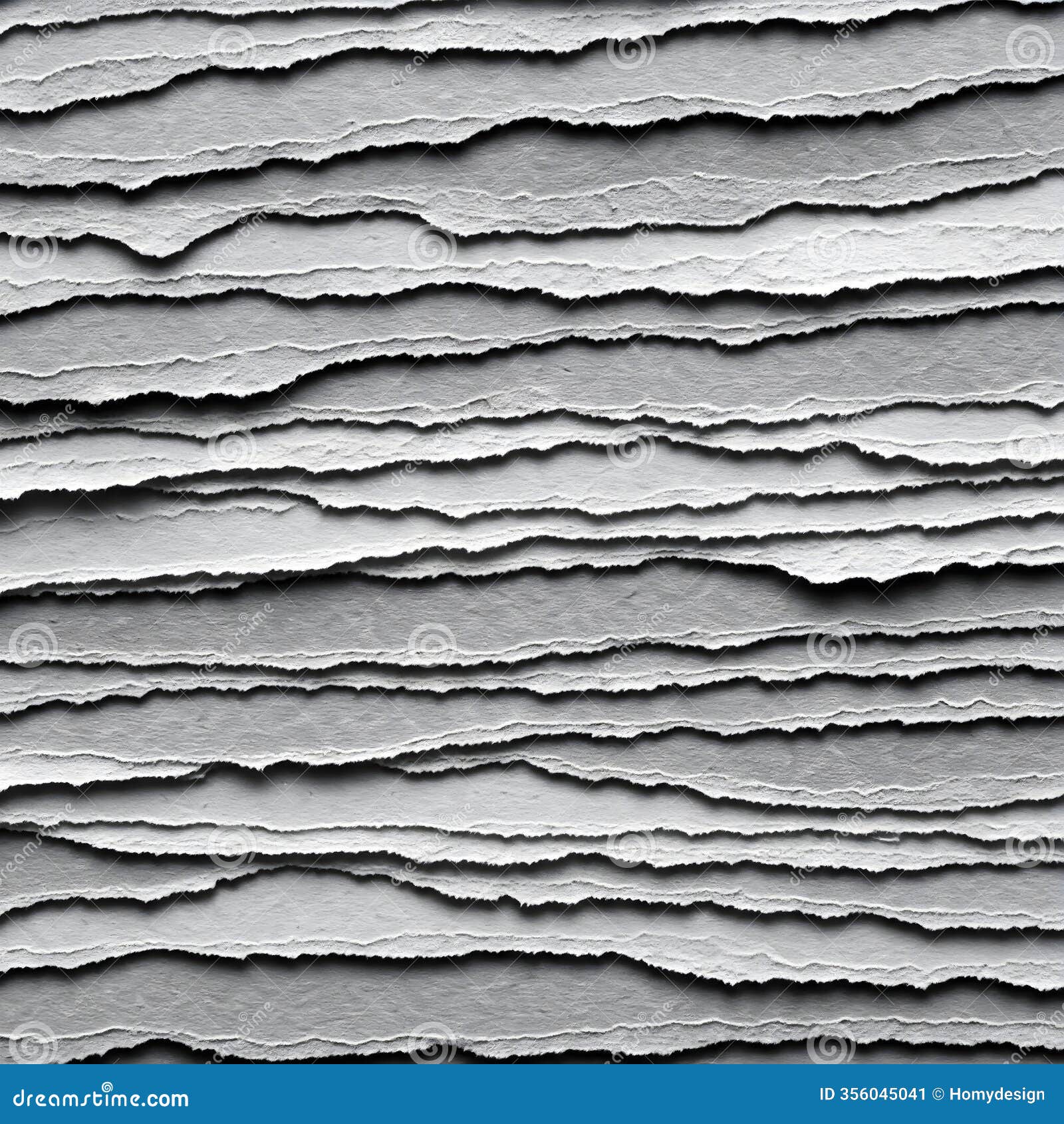 Multiple Layers of Torn Paper Stacked To Create a Textured and Abstract ...