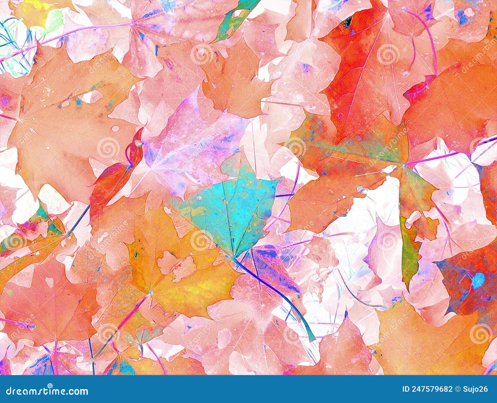 Multiple Leaves Template stock illustration. Illustration of texture ...