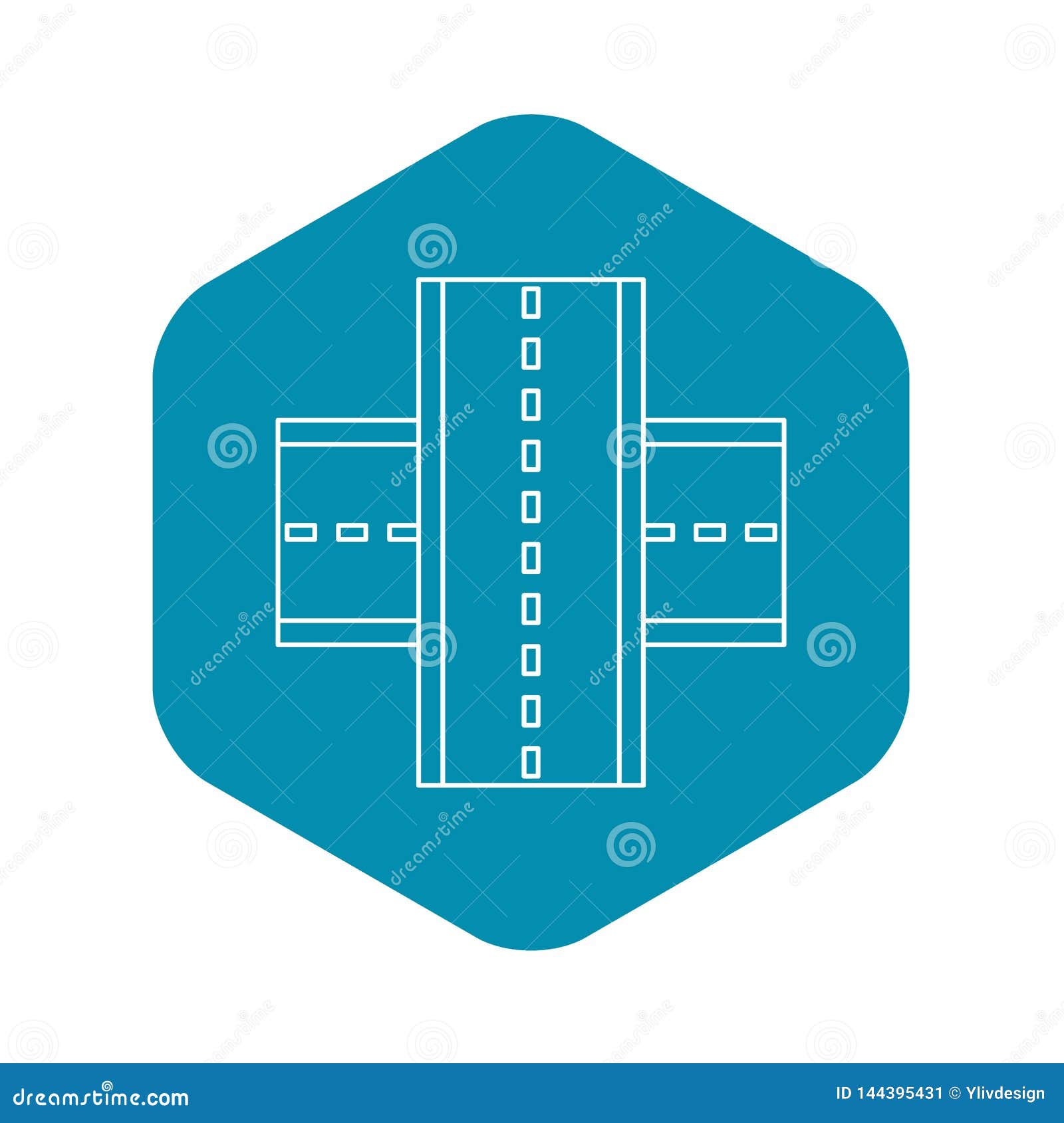 Multiple Level Highway Icon, Outline Style Stock Vector - Illustration ...