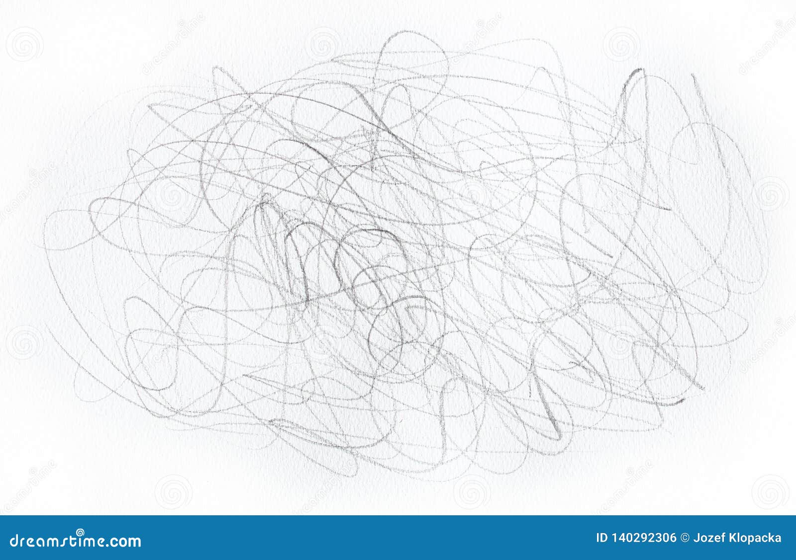 Multiple Linear Pencil Scratches on Blank Paper Surface. Stock ...