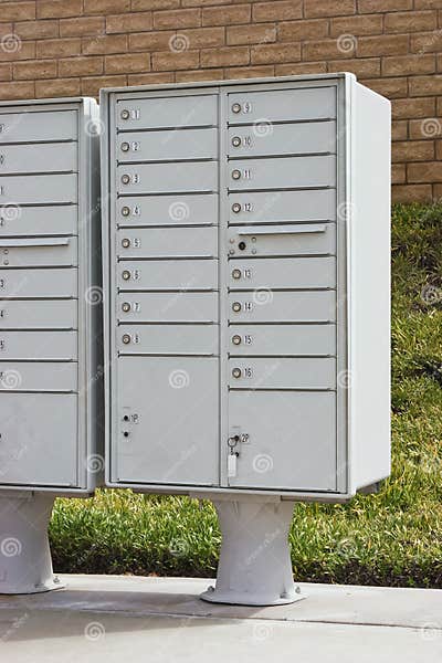 Multiple Mailboxes stock image. Image of arrangement - 18961969