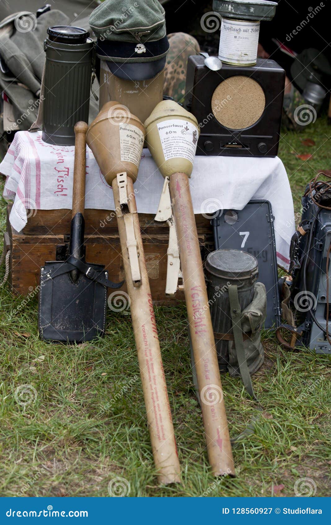Multiple Military Vintage Objects during the Second Battle ...