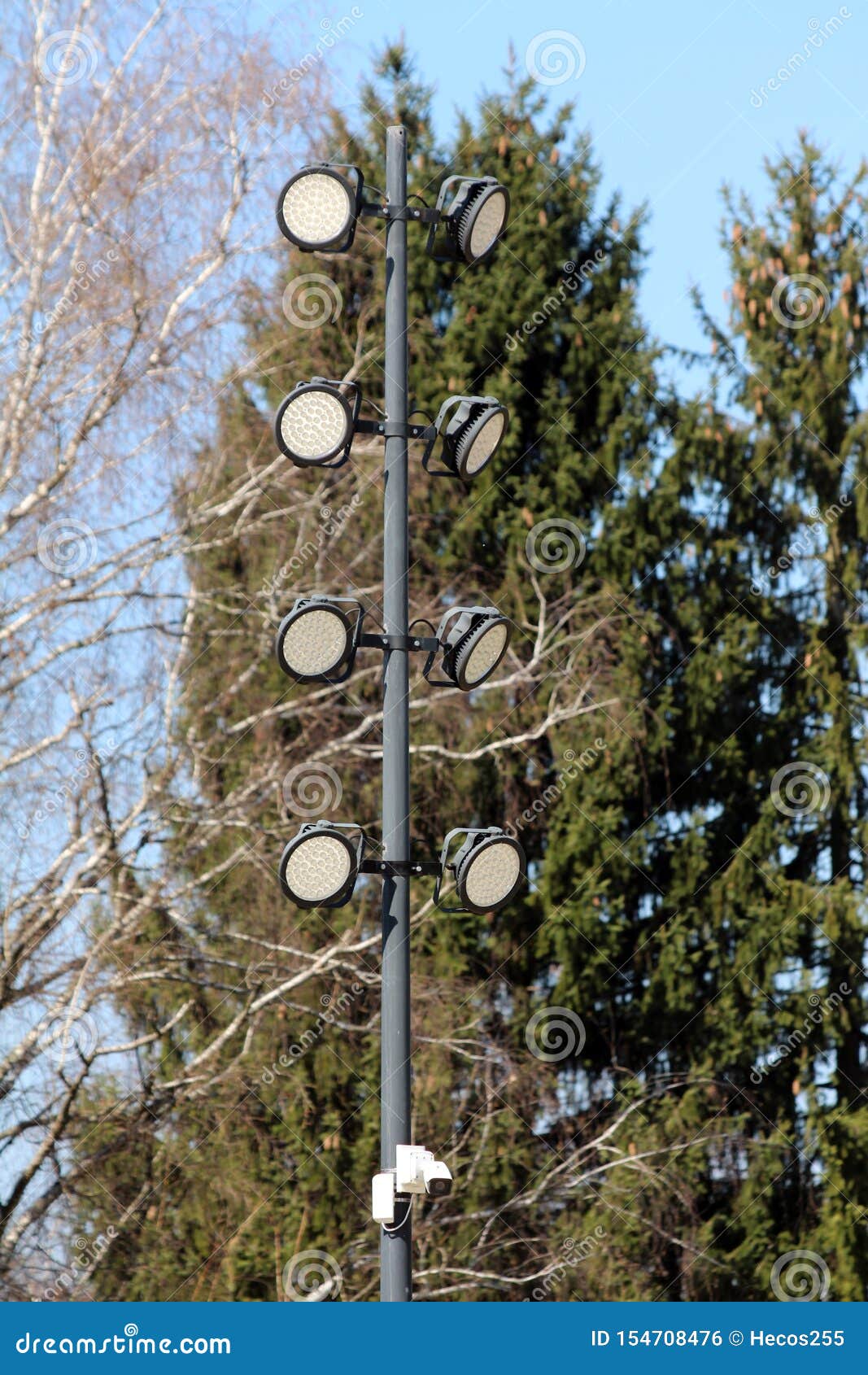 Small Security Guard Structure With Metal Doors And Broken Window Next ...