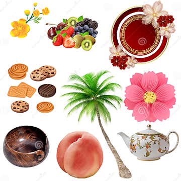 Multiple Objects for Any Kind of Designing Stock Photo - Image of ...