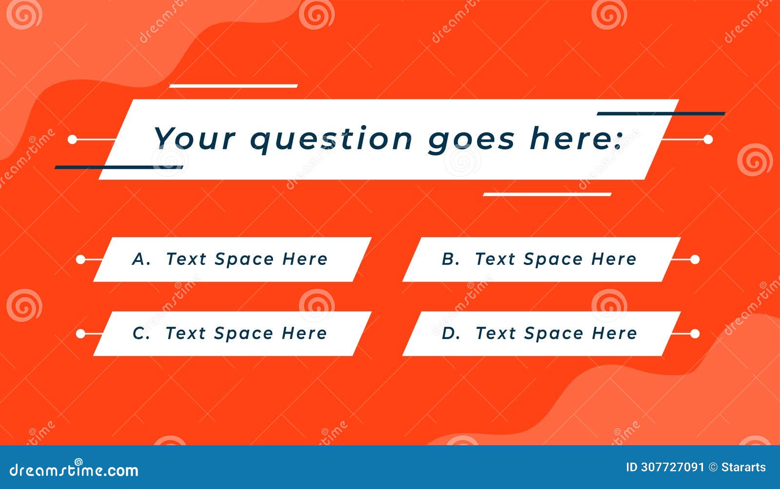 Multiple Option Choice Banner for Menu and Voting Concept Stock ...