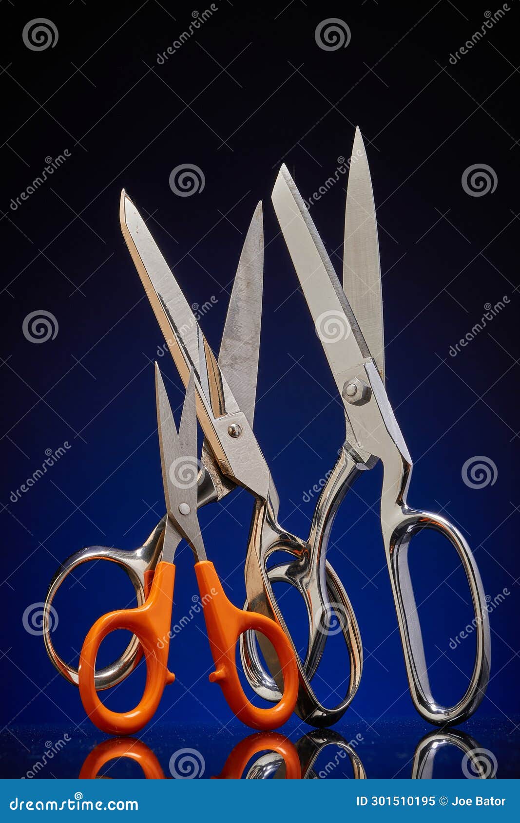 Multiple Pairs of Chrome Scissors Stock Image - Image of shears, sharp ...