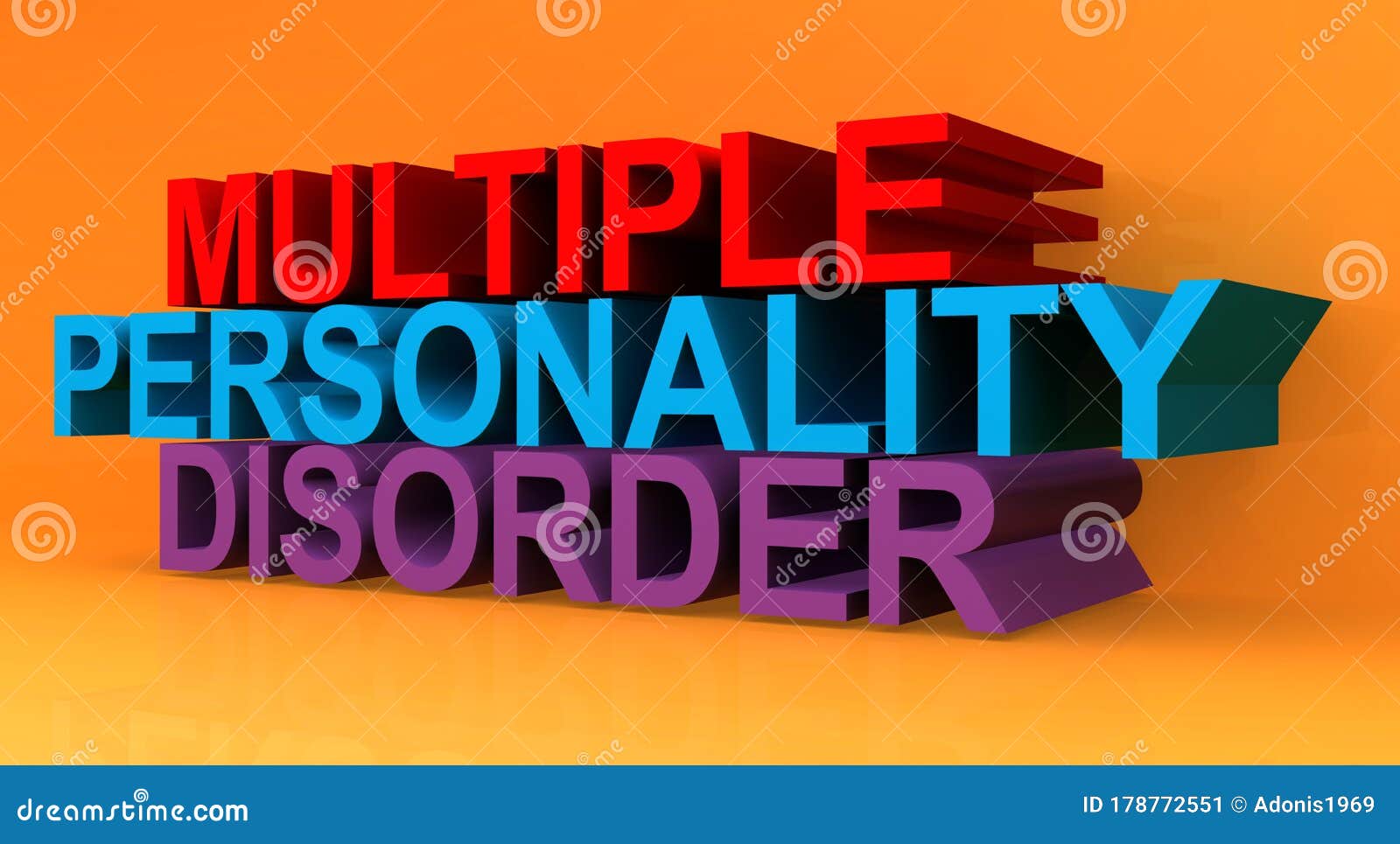 Multiple Personality Disorder Stock Illustration - Illustration of ...