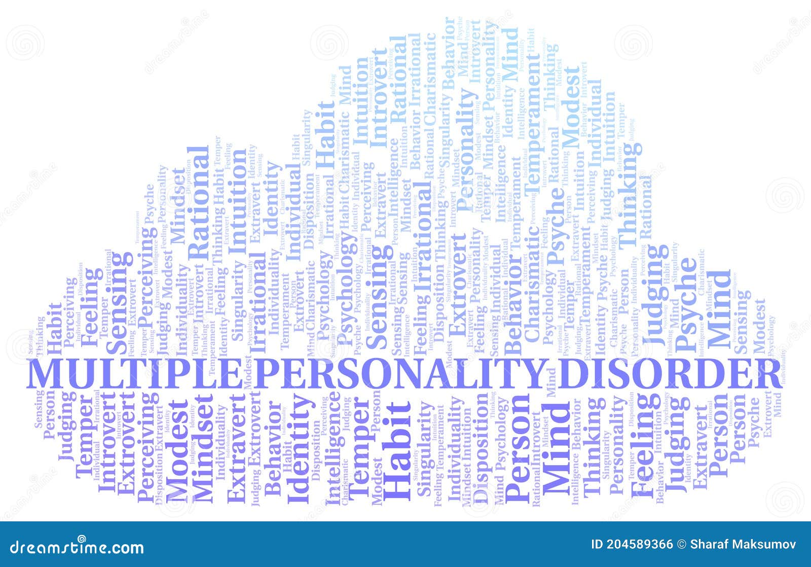 MPD - Multiple Personality Disorder Acronym, Medical Concept Background ...