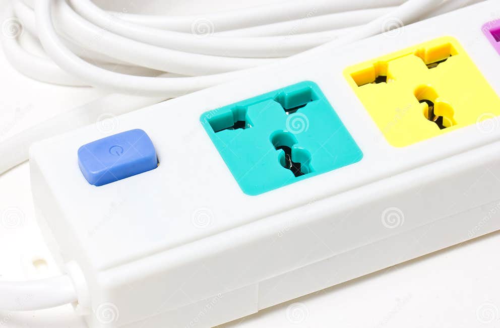 Multiple Plug Socket. stock photo. Image of industry - 36556958