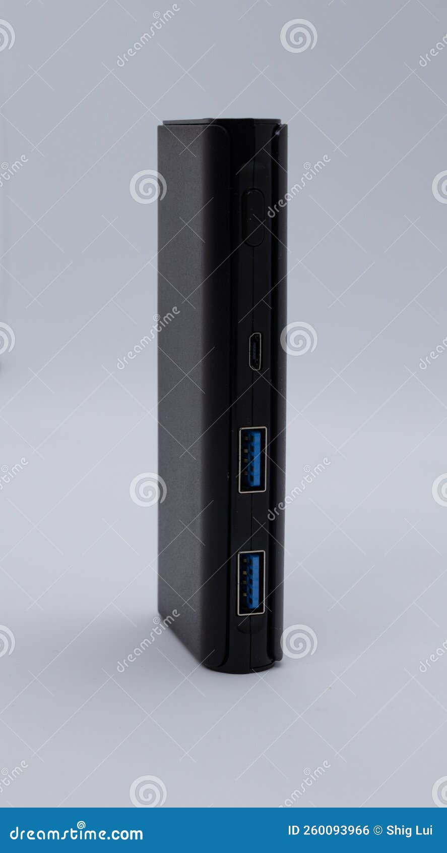 Multiple Ports for USB Input, Black and Small Object 1 Stock Photo ...