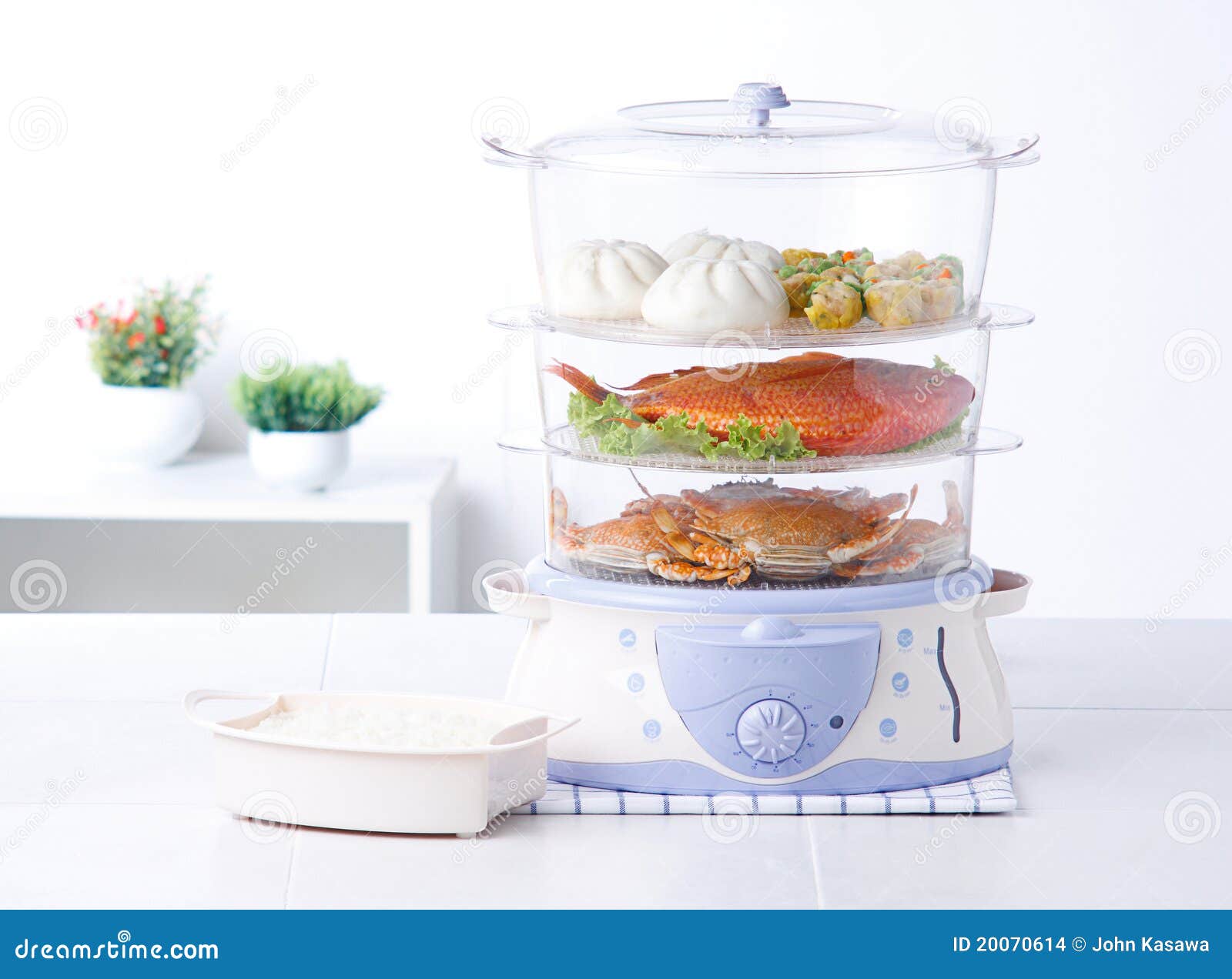 Multiple Purpose Food Steaming Pot Stock Photo - Image of equipment ...