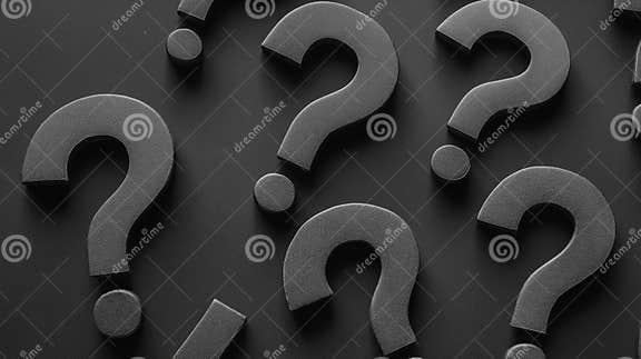 Multiple Question Marks Floating in Dark Space, Symbolizing Uncertainty ... Multiple Question Marks Floating in Dark Space, Symbolizing Uncertainty ...
