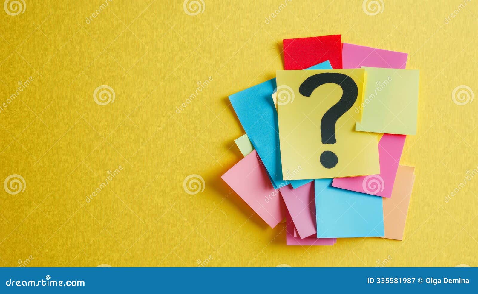 Multiple Question Marks Floating in Front of a Laptop Screen As a ...