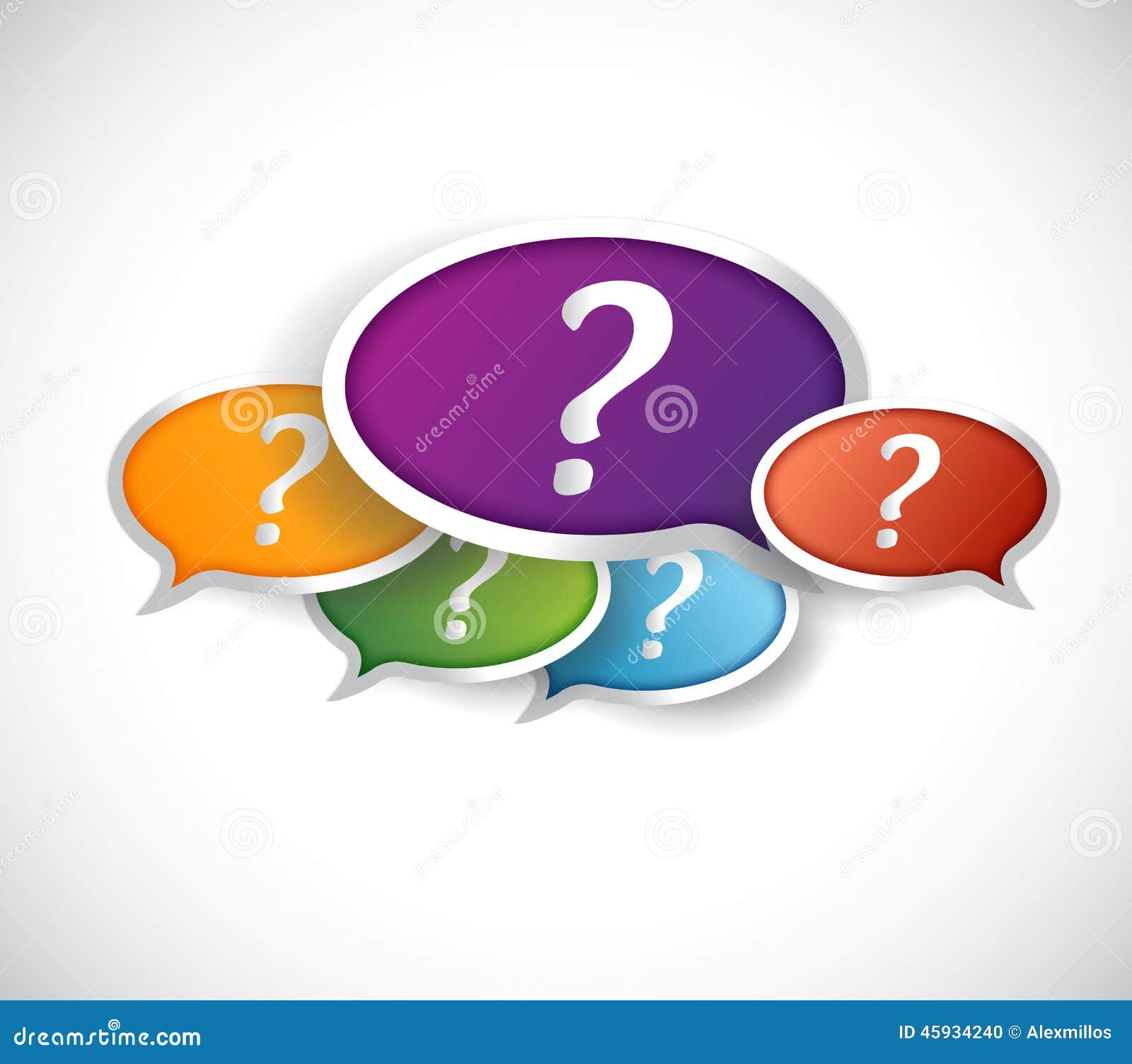 Multiple Question Marks Stock Image | CartoonDealer.com #24811249