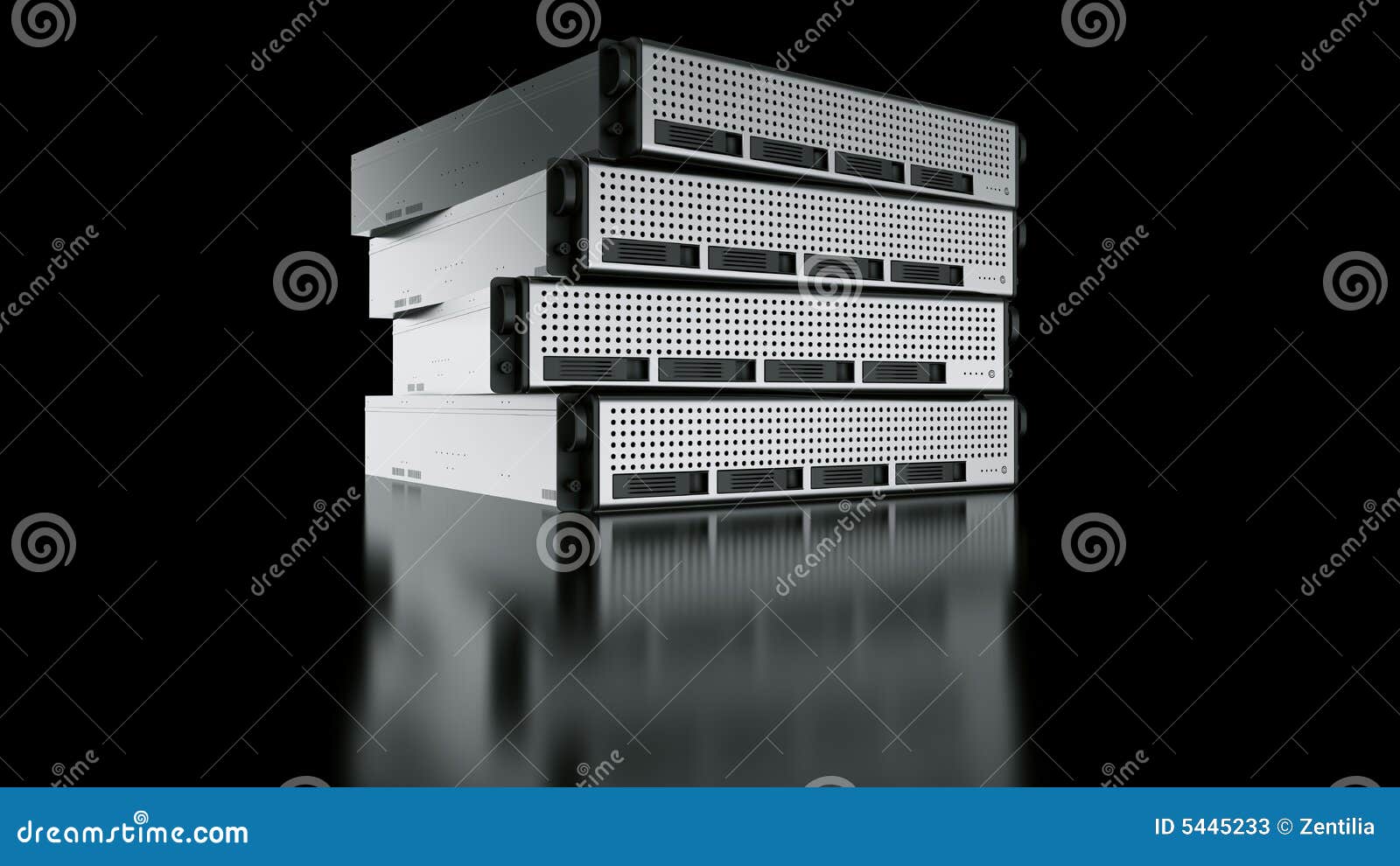 Multiple Rack servers stock illustration. Illustration of system - 5445233