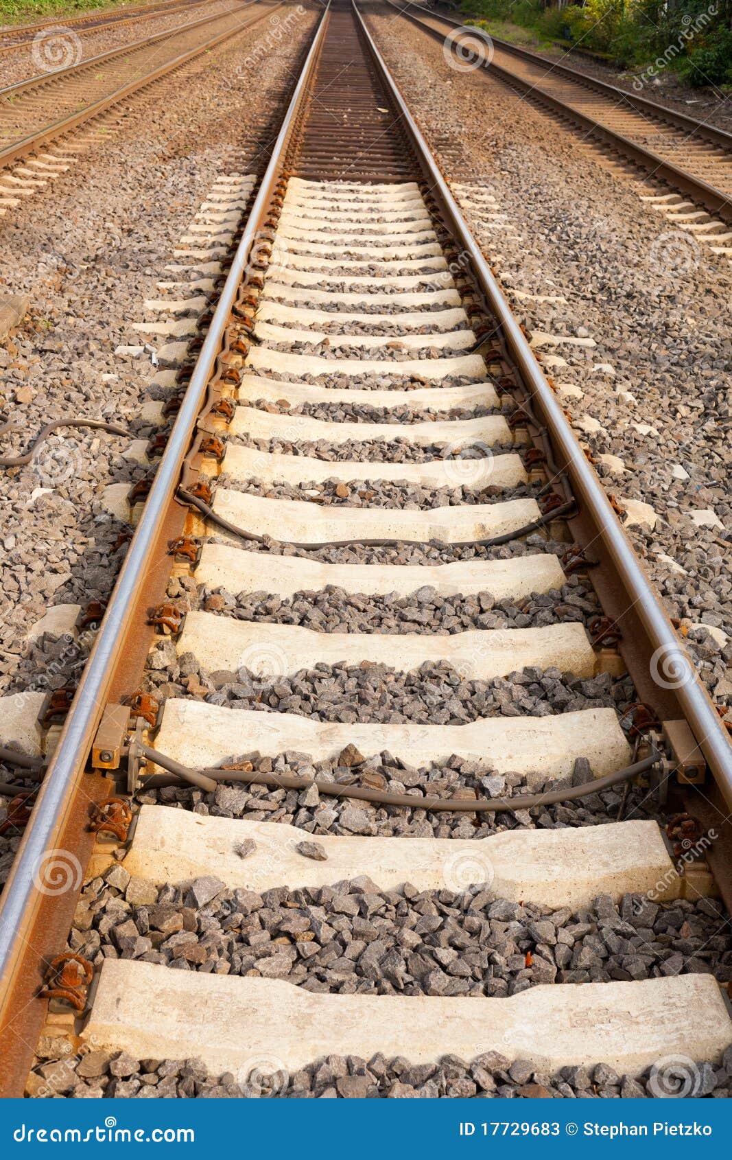 Multiple Railway Track stock image. Image of pebble, concept - 17729683
