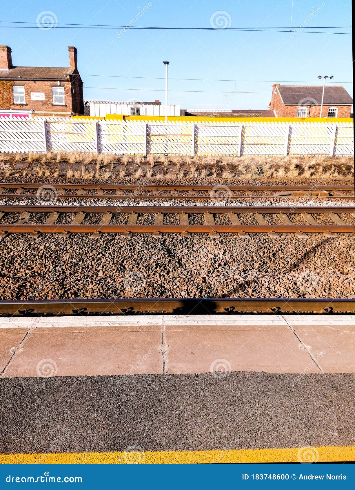 Multiple Railway Tracks stock photo. Image of transportation - 183748600
