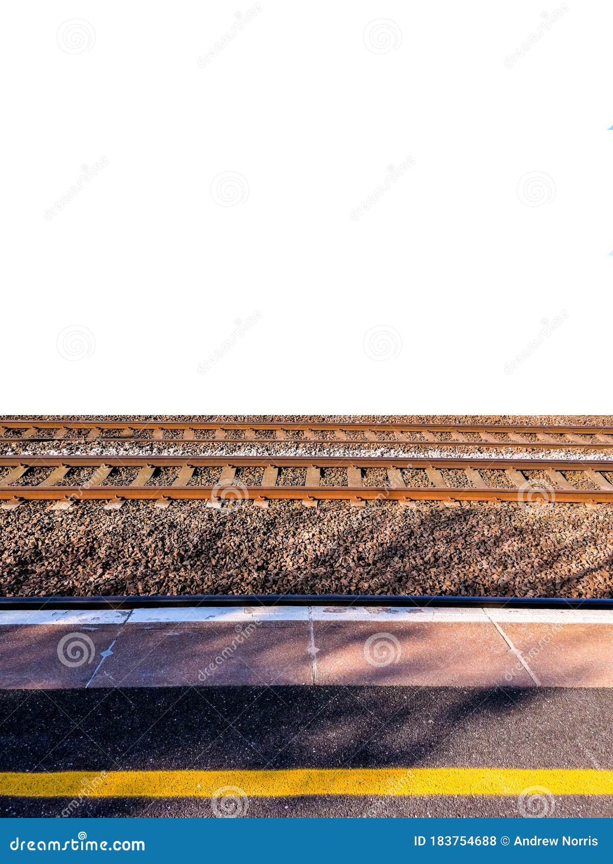 Multiple Railway Tracks stock photo. Image of railroad - 183754688