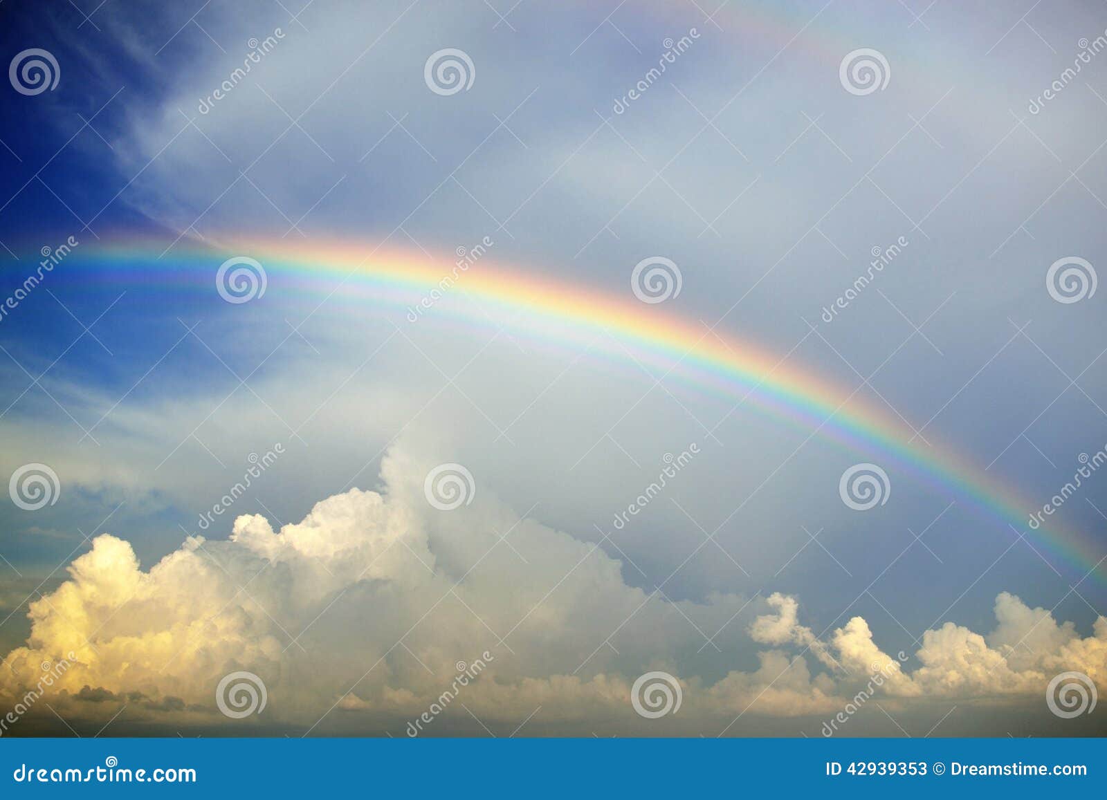 Multiple rainbow in skies stock image. Image of rainbow - 42939353