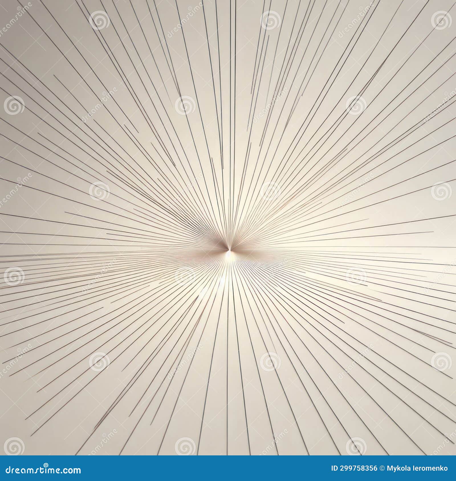 Multiple Rays Coming Out of a Single Point. Stock Illustration ...