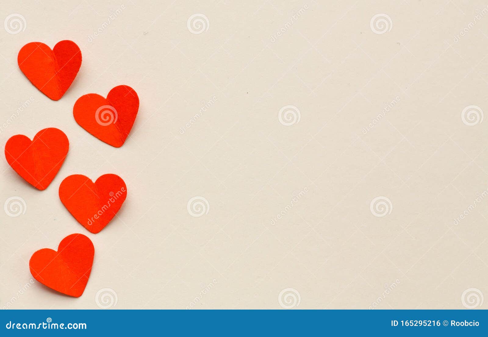 Multiple Red Hearts stock photo. Image of romance, background - 165295216