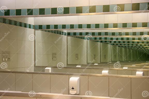 Multiple reflection stock photo. Image of toilet, bathroom - 2686432