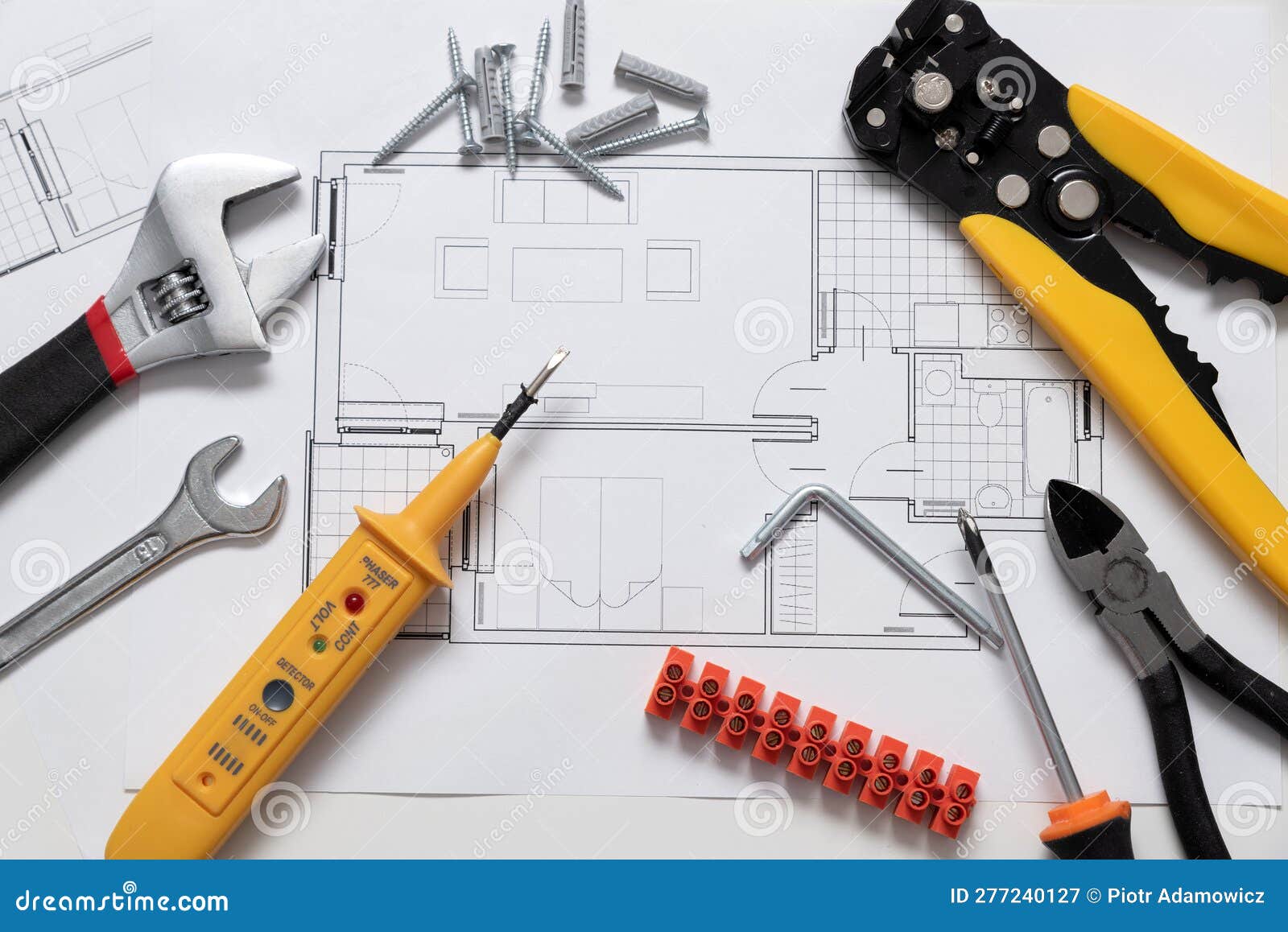 Multiple Repair Tools, Workshop Concept Stock Image - Image of tooling ...