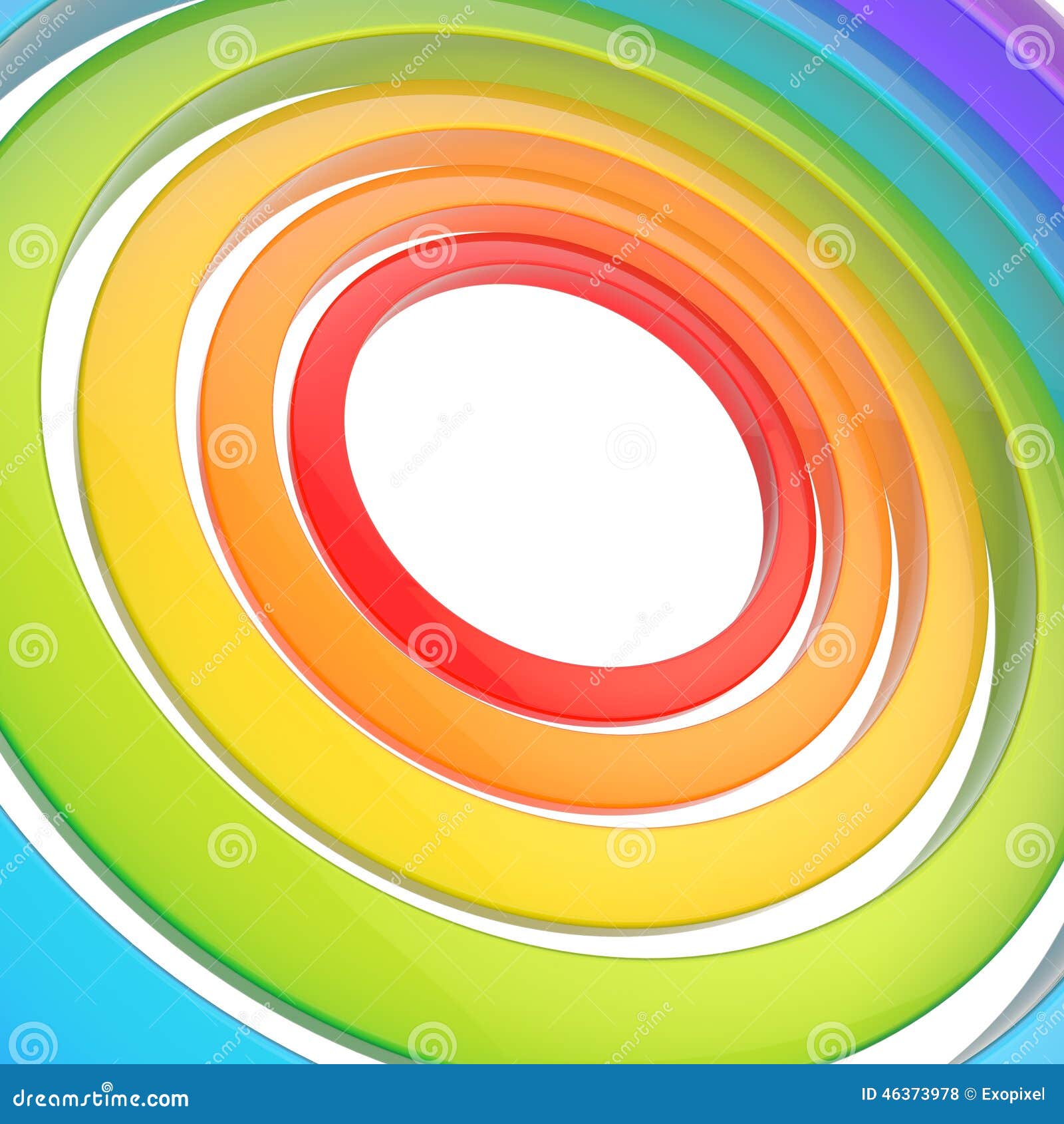 Multiple Rings Background Composition Stock Illustration - Illustration ...