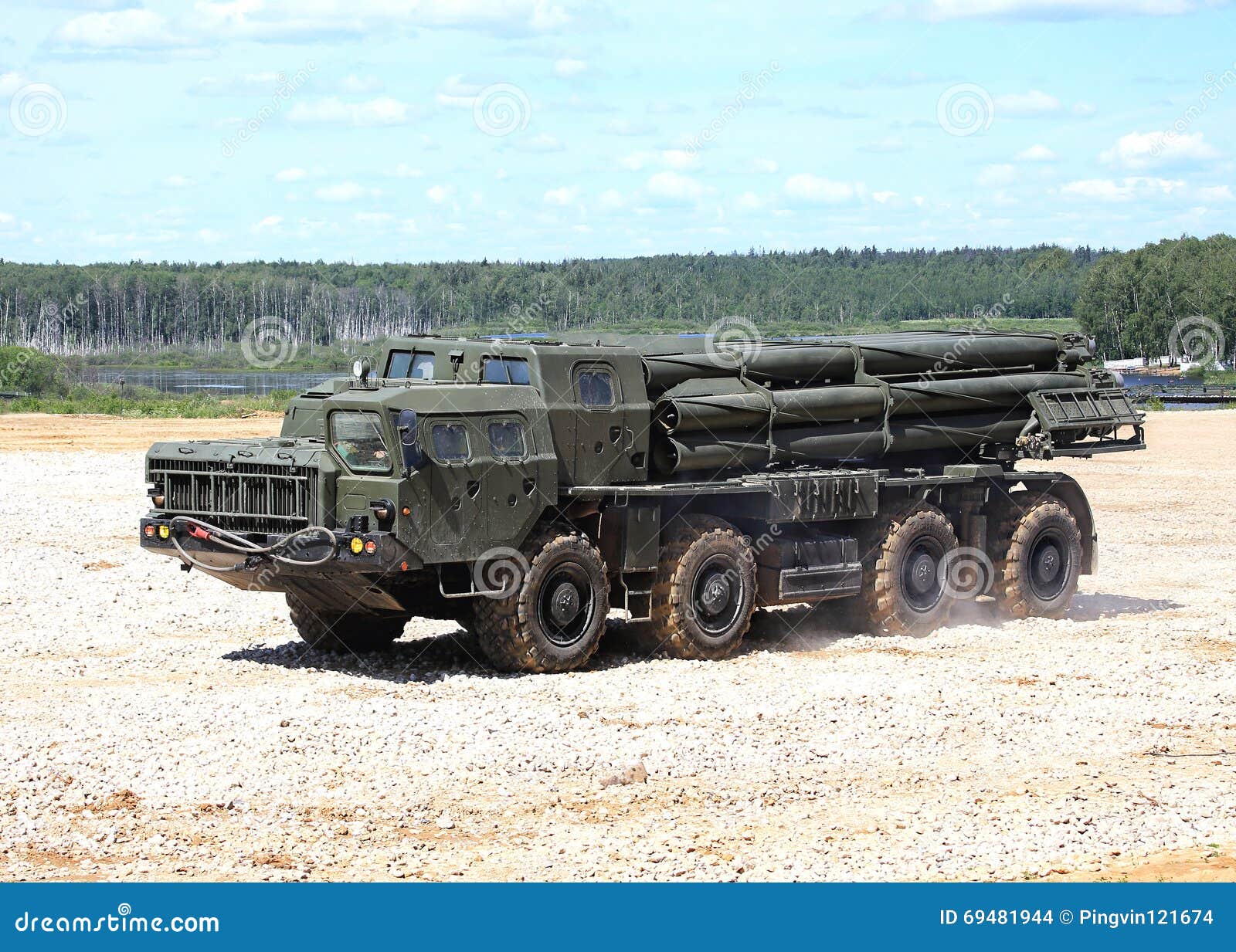 Multiple rocket launcher stock photo. Image of russian - 69481944