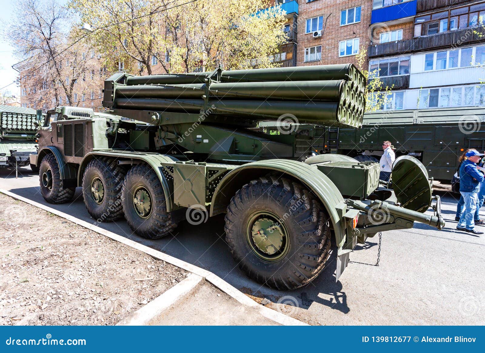 Multiple Rocket Launcher System BM-27 Uragan Editorial Photography ...