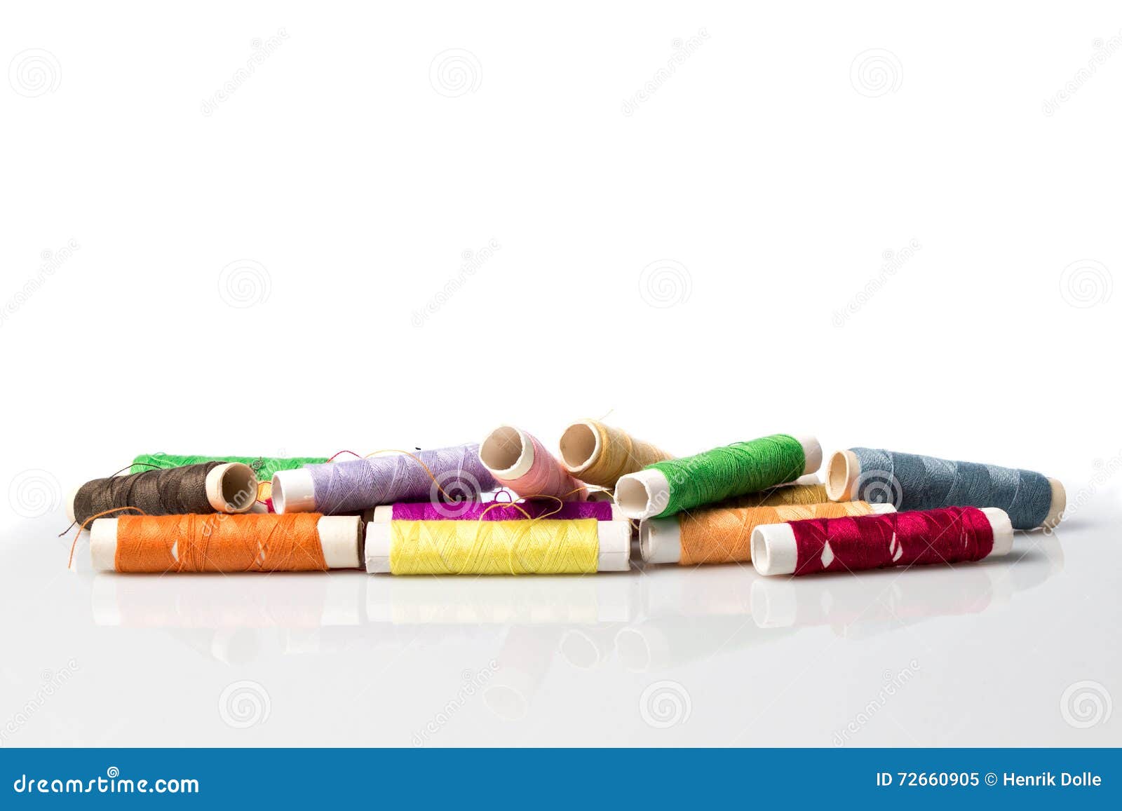 Multiple Roles Sewing Thread Stock Image - Image of hobby, rolls: 72660905