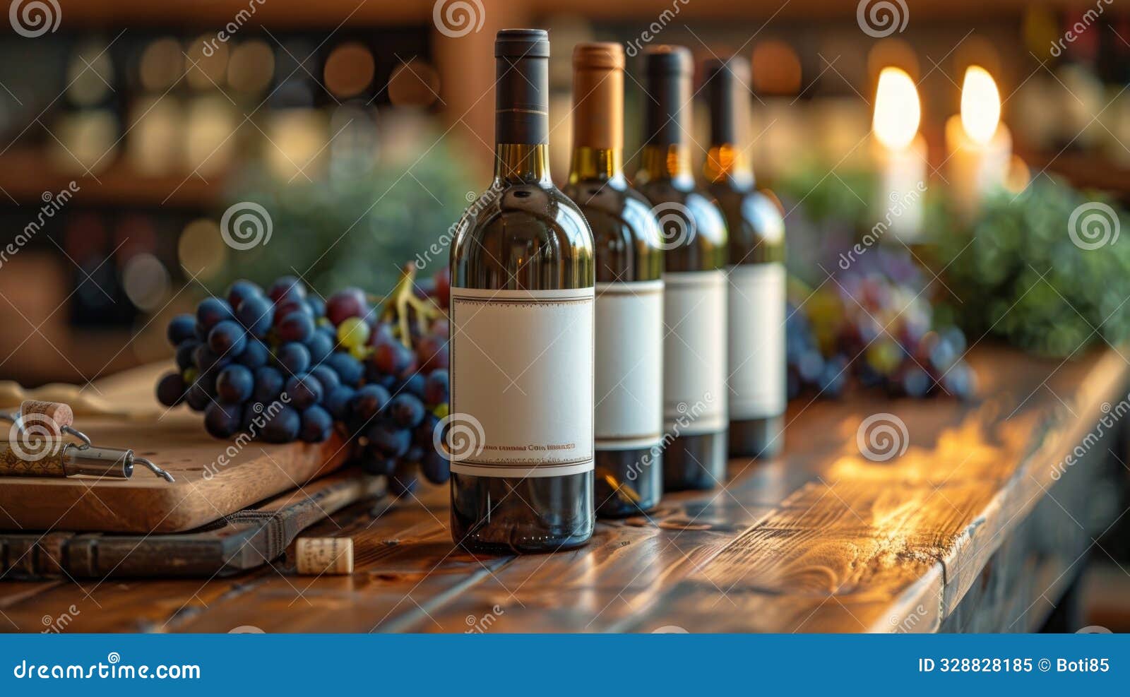 Multiple Rustic Wine Bottle Mockup Set with Blank Labels for ... Multiple Rustic Wine Bottle Mockup Set with Blank Labels for ...