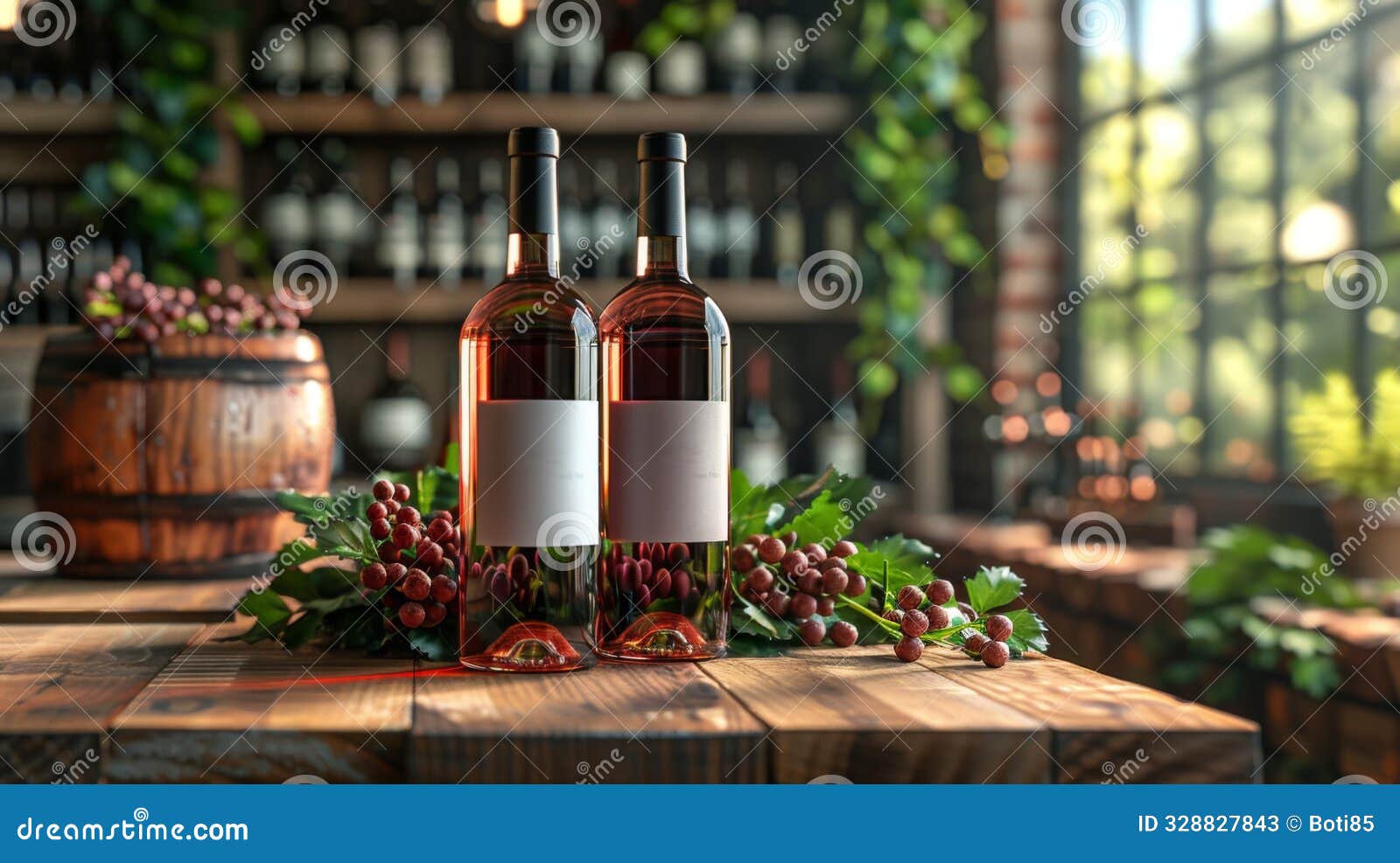 Multiple Rustic Wine Bottle Mockup Set with Blank Labels for ... Multiple Rustic Wine Bottle Mockup Set with Blank Labels for ...
