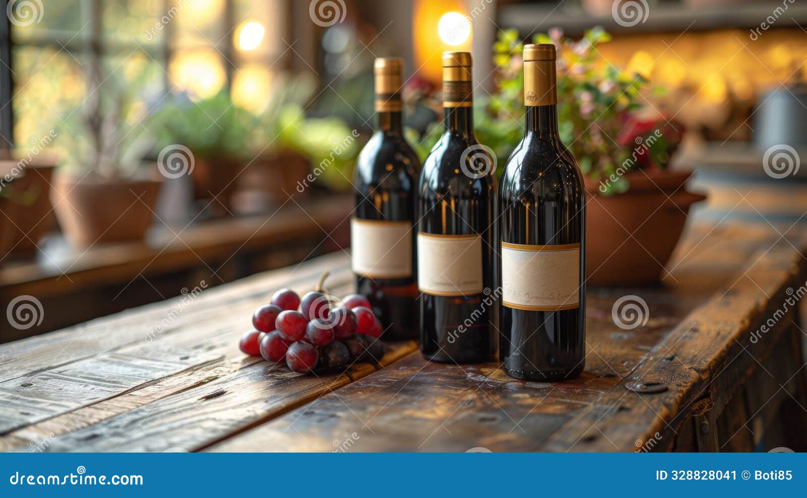 Multiple Rustic Wine Bottle Mockup Set with Blank Labels for ... Multiple Rustic Wine Bottle Mockup Set with Blank Labels for ...