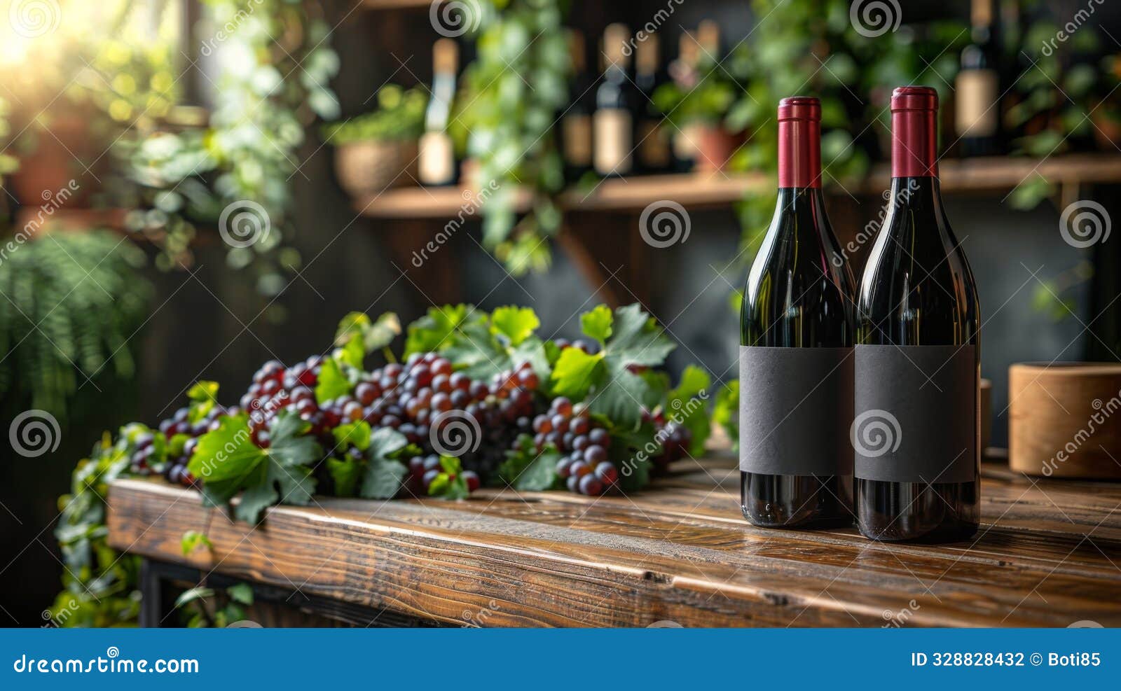 Multiple Rustic Wine Bottle Mockup Set with Blank Labels for ... Multiple Rustic Wine Bottle Mockup Set with Blank Labels for ...