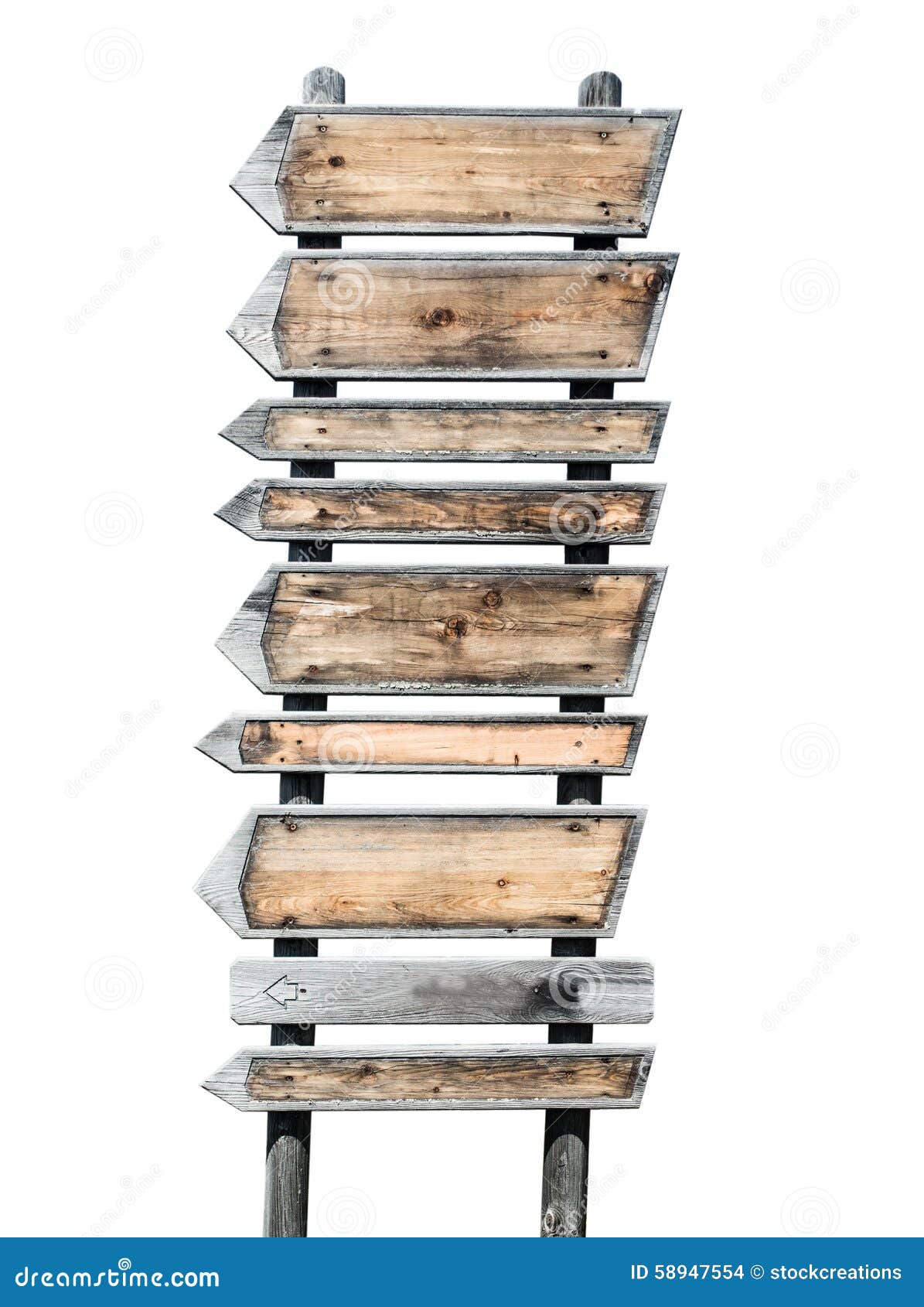 Rustic Wood Arrow Directional Logo