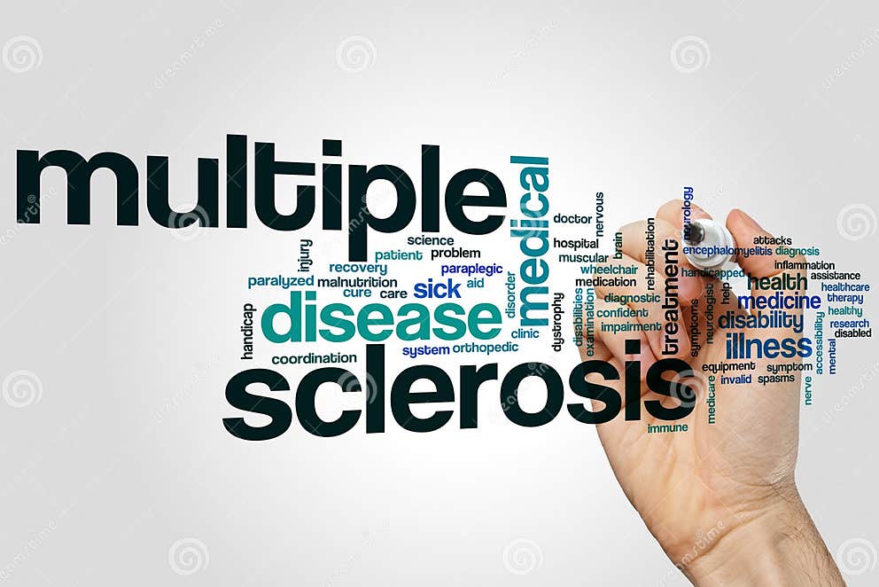 Multiple Sclerosis Word Cloud Stock Image - Image of impairment ...