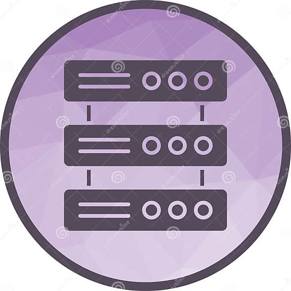 Multiple Servers Icon Vector Image. Stock Vector - Illustration of line ...
