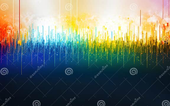 Multiple Side Colors Abstract Background Stock Illustration ...