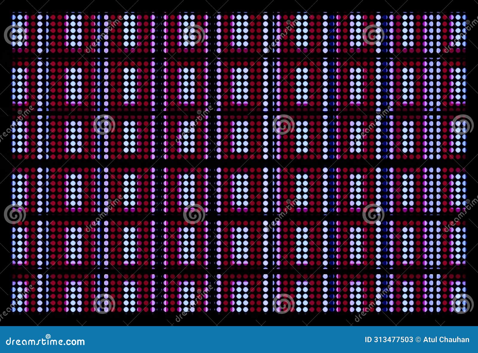 A Multiple Small Ball Creating an Small Rectangle Design Stock ...