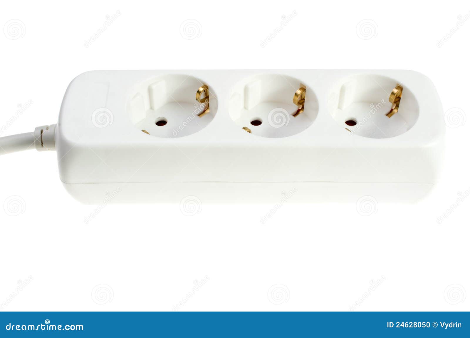 Multiple socket stock photo. Image of plastic, isolated - 24628050