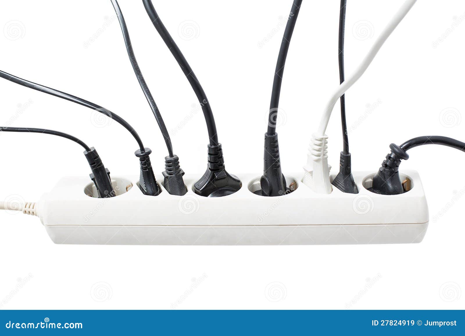 Multiple socket stock image. Image of extension, energy - 27824919