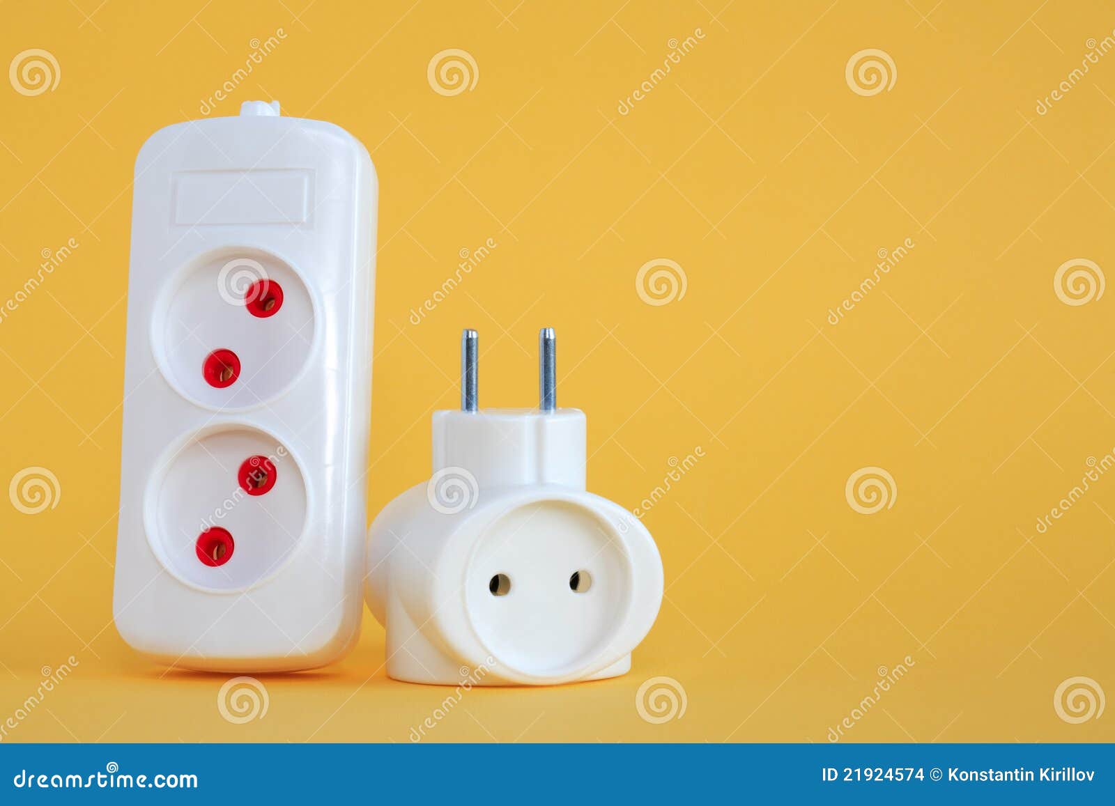 Multiple Socket Outlets stock photo. Image of cord, equipment - 21924574