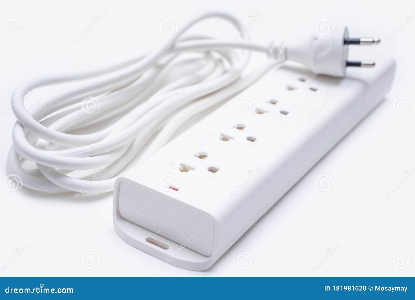 Multiple Socket Plug for Charging Stock Photo - Image of cable, power ...