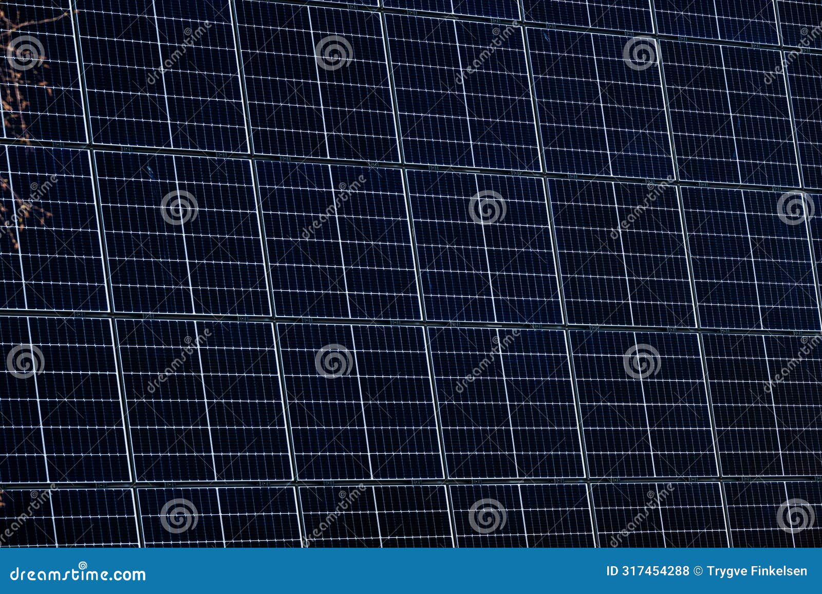 Multiple Solar Panels on a Warehouse Wall.. Stock Photo - Image of ...