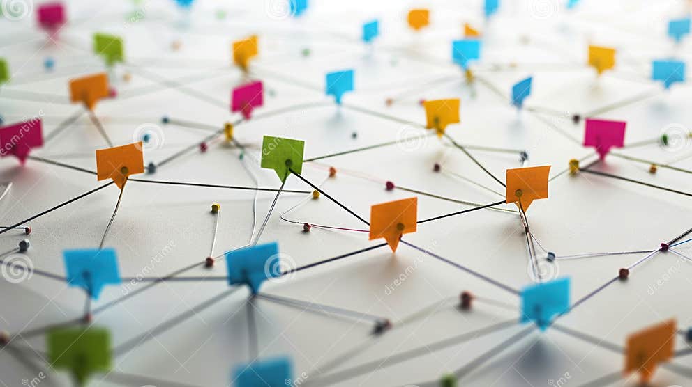 Multiple Speech Bubbles with Connecting Lines, Illustrating How Context ...