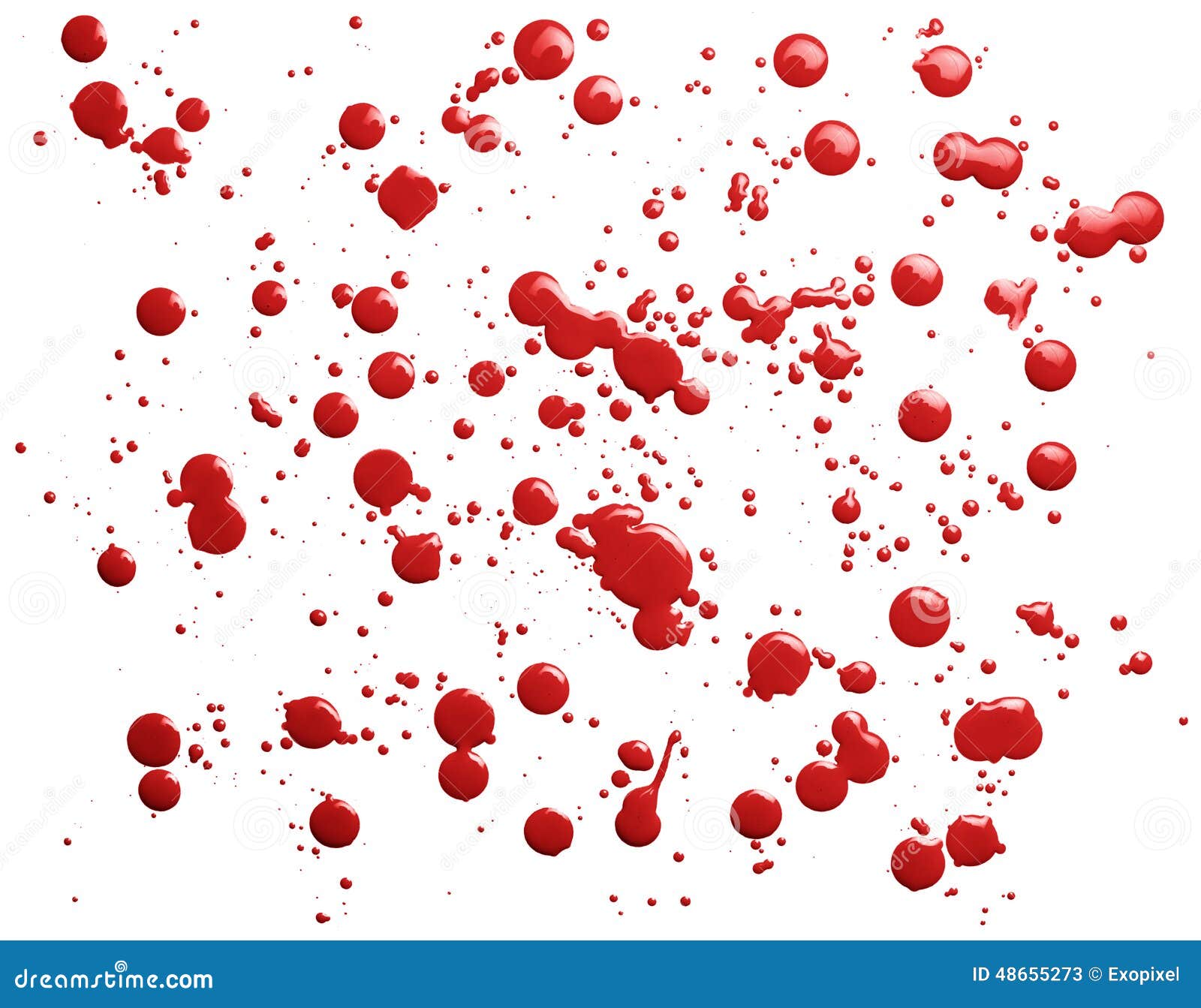 Multiple spots of paint stock image. Image of messy, isolated - 48655273