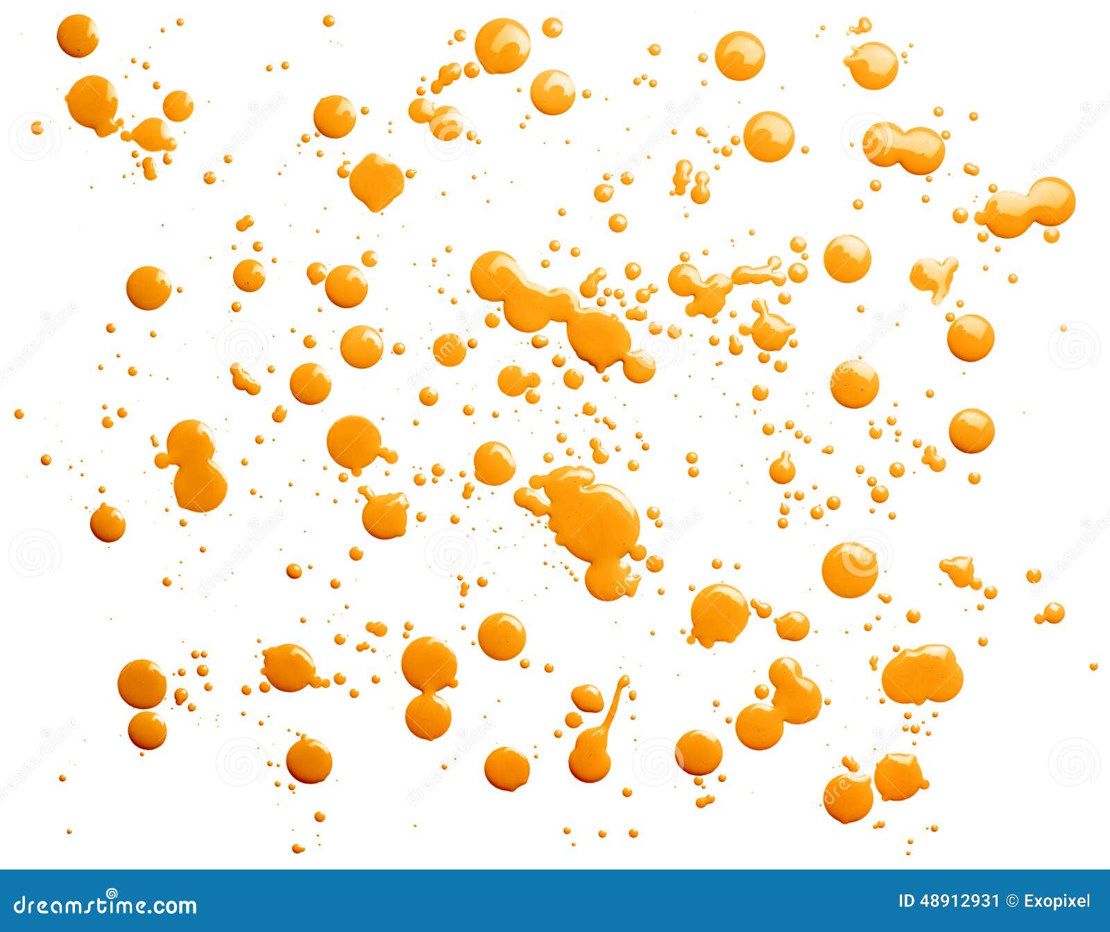 Multiple spots of paint stock image. Image of color, spatter - 48912931