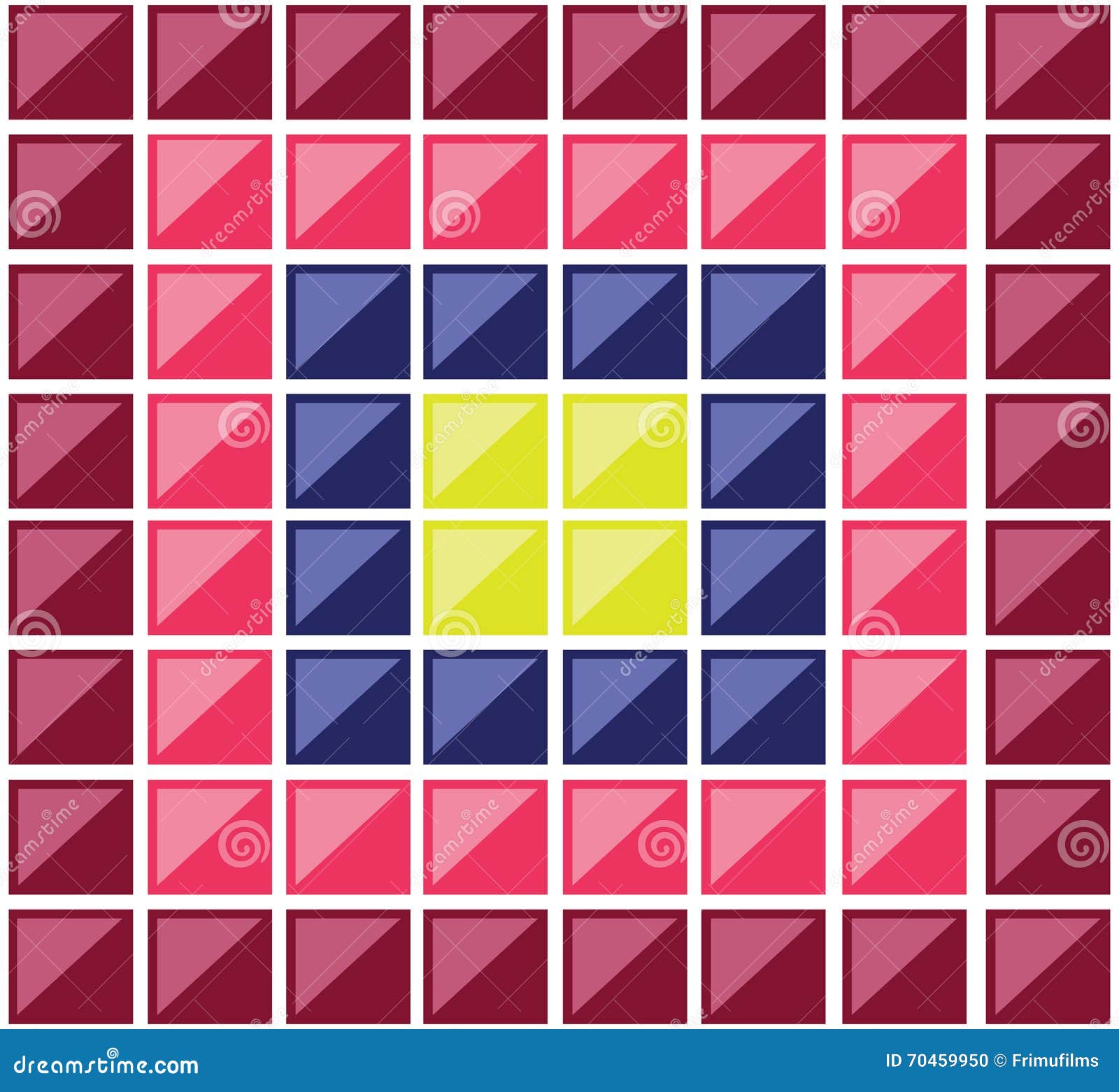 Multiple Square Colorful Tiles Stock Vector - Illustration of graphic ...